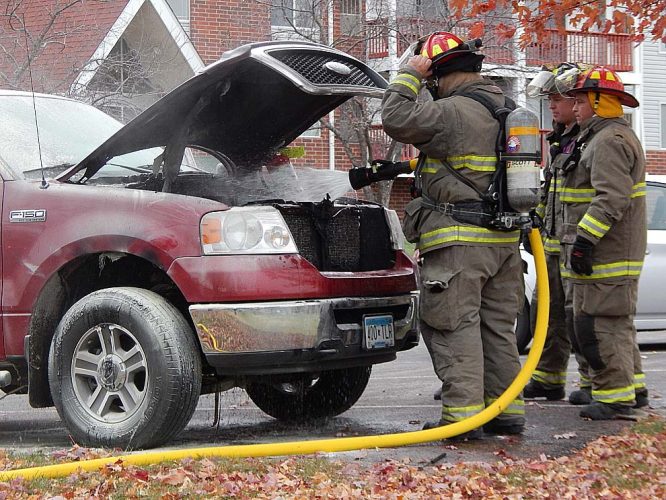 Pickup truck fire | News, Sports, Jobs - The Journal